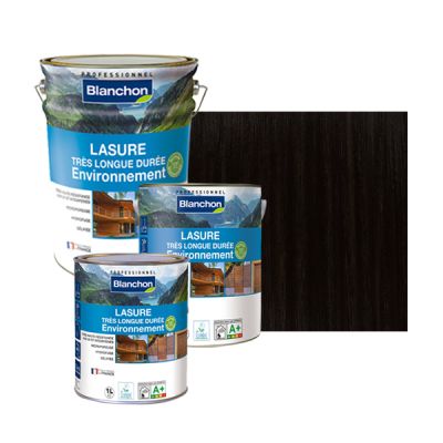 Lasure Bois Noir Très Longue Durée Environnement Biosourcée Blanchon